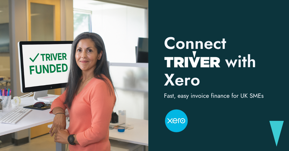 Connect TRIVER with Xero: fast, easy invoice finance for UK SMEs